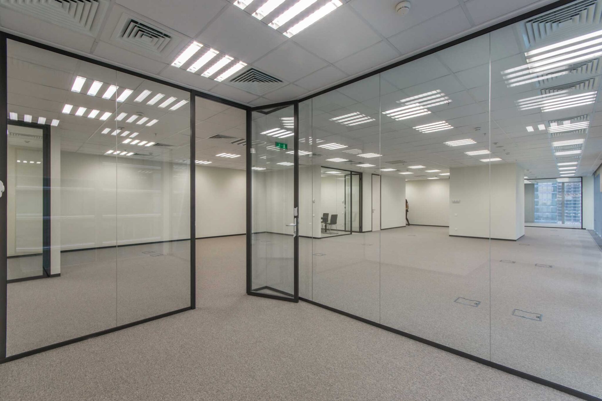 Commercial Interior Glass Walls | Glass Office Partitions